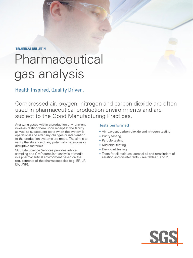 SGS LSS Pharmaceutical Gas Analysis Services en 12 | PDF | Carbon ...