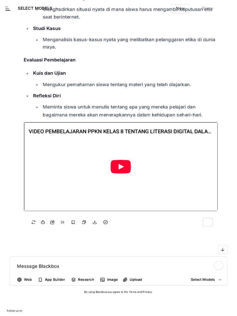 Metode Pembelajaran Yang Cocok Untuk Pertemuan Mata Pelajaran PKN Tentang LITERASI DIGITAL DALAM ...