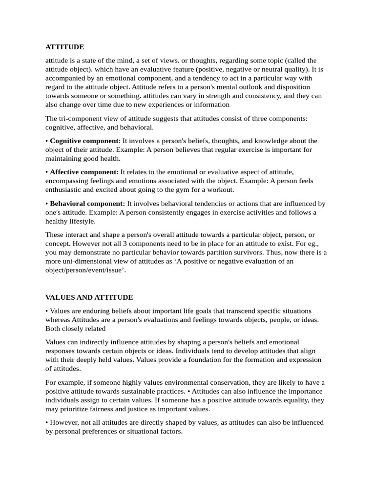 Understanding Attitude Change Dynamics | PDF | Attitude (Psychology ...