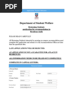 UB Re-admission and Transfer Guide 2024 | PDF