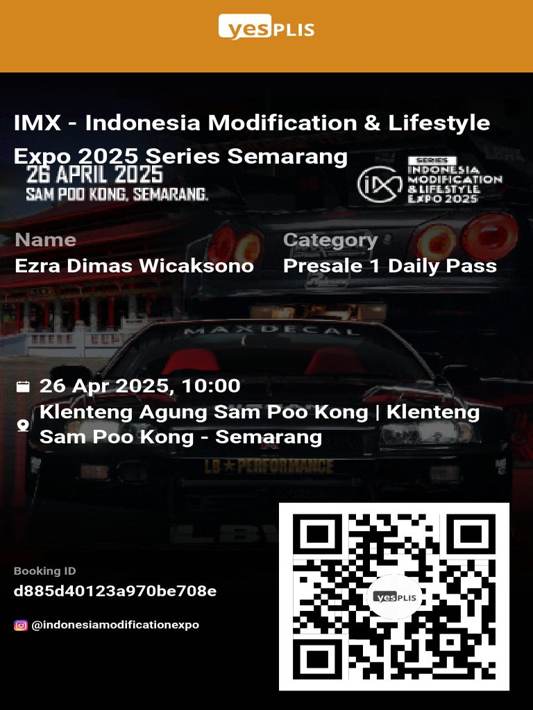 IMX - Indonesia Modification & Lifestyle Expo 2025 Series Semarang | PDF