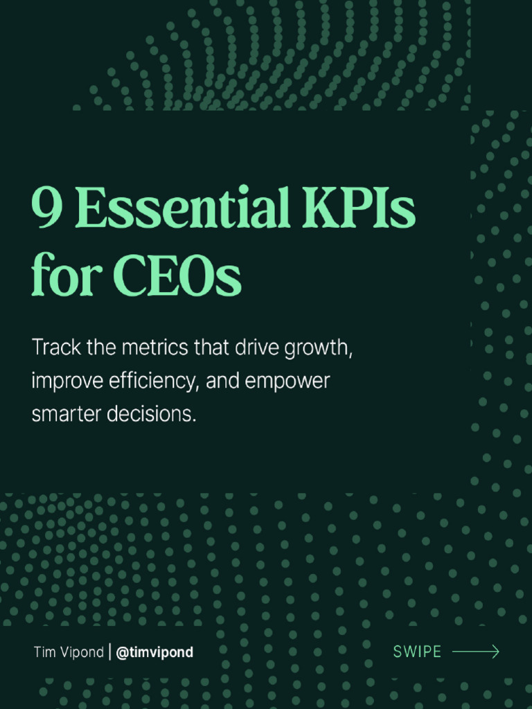 9 Ceo Kpi's | PDF