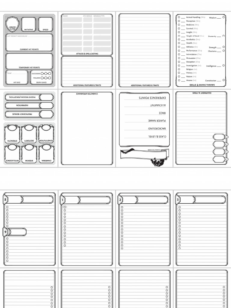 2635317-Pocket Character Sheet | PDF