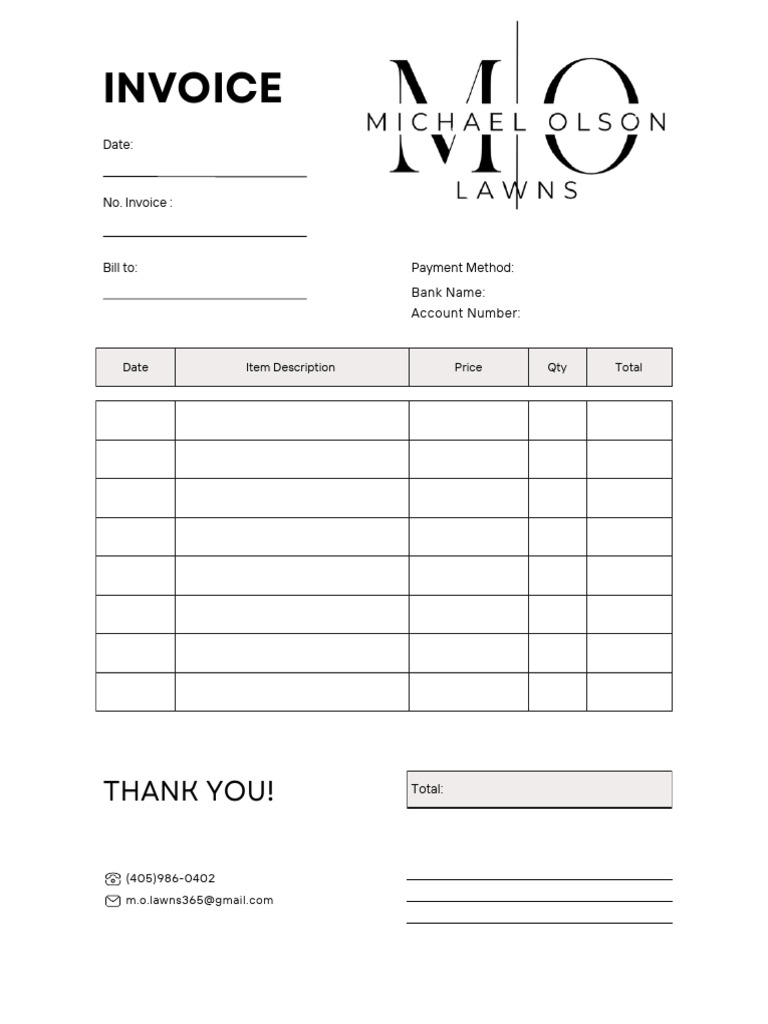 White Beige Minimalist Professional Business Invoice.pdf | PDF