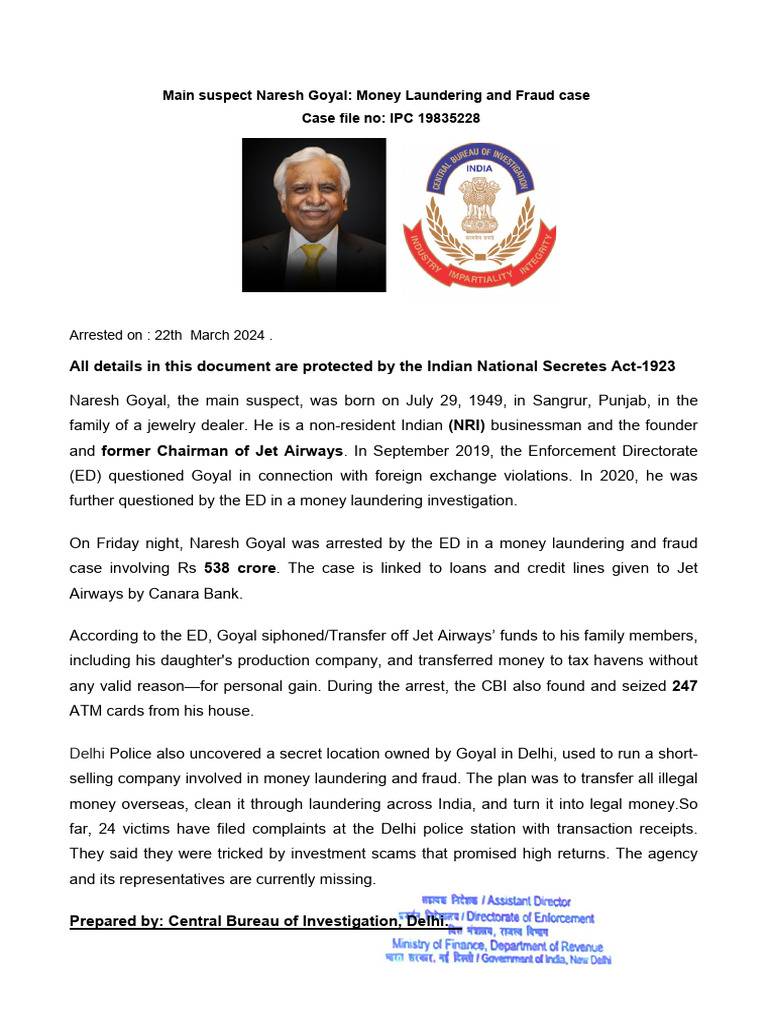 Naresh Goyal | PDF