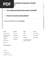 Deleting Your Scribd Account - Scribd Help Center | PDF | Scribd | Subscription Business Model