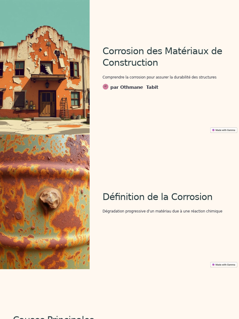 Corrosion Des Materiaux de Construction | PDF
