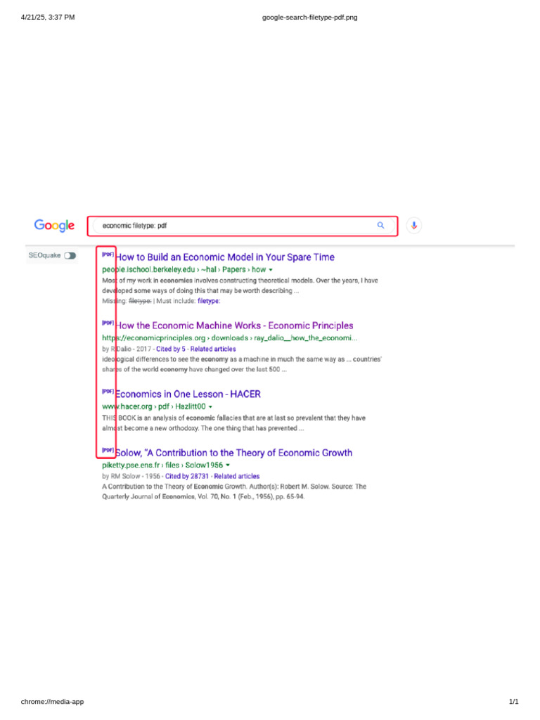 Google Search Filetype PDF - PNG | PDF