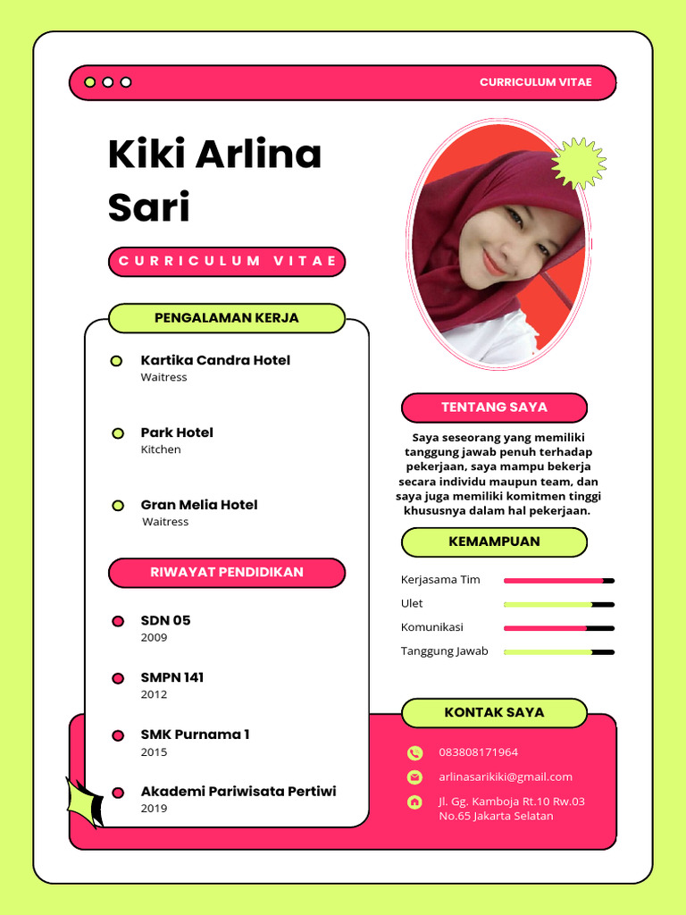 Hijau Merah Muda Memphis Konten Kreatif CV Resume_20250419_093656_0000 ...