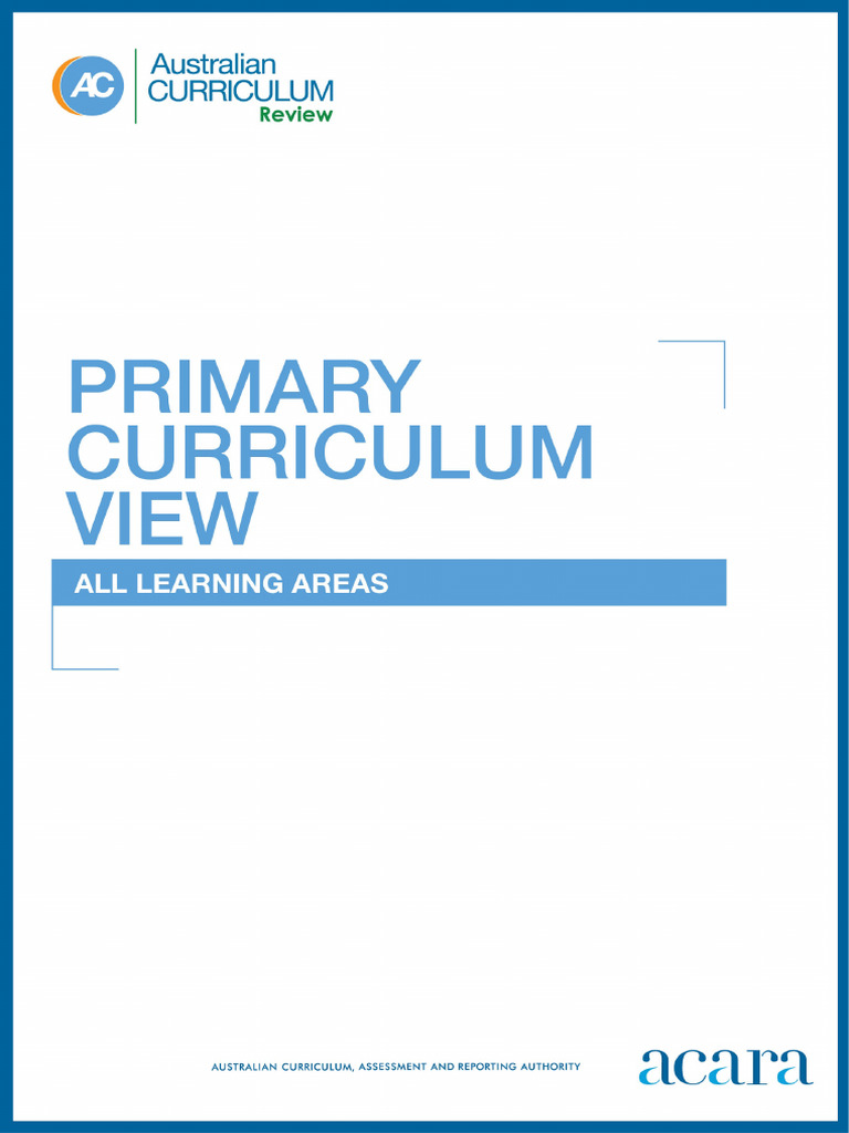 Primary - Scope and Sequence Years 1-2 | PDF | Word | Science
