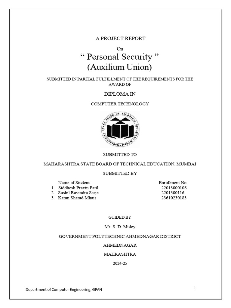Women Safety Report3 | PDF | Computer Security | Security