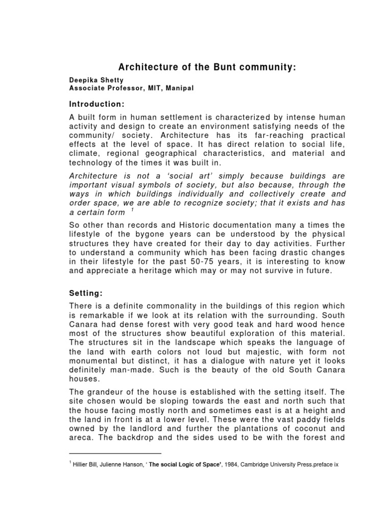 Architecture of The Bunt Community South | PDF | Roof | Mud