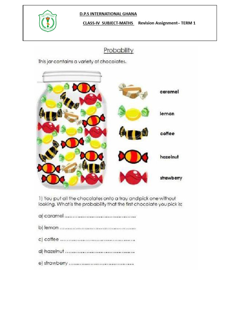 Term 1 Math revision | PDF