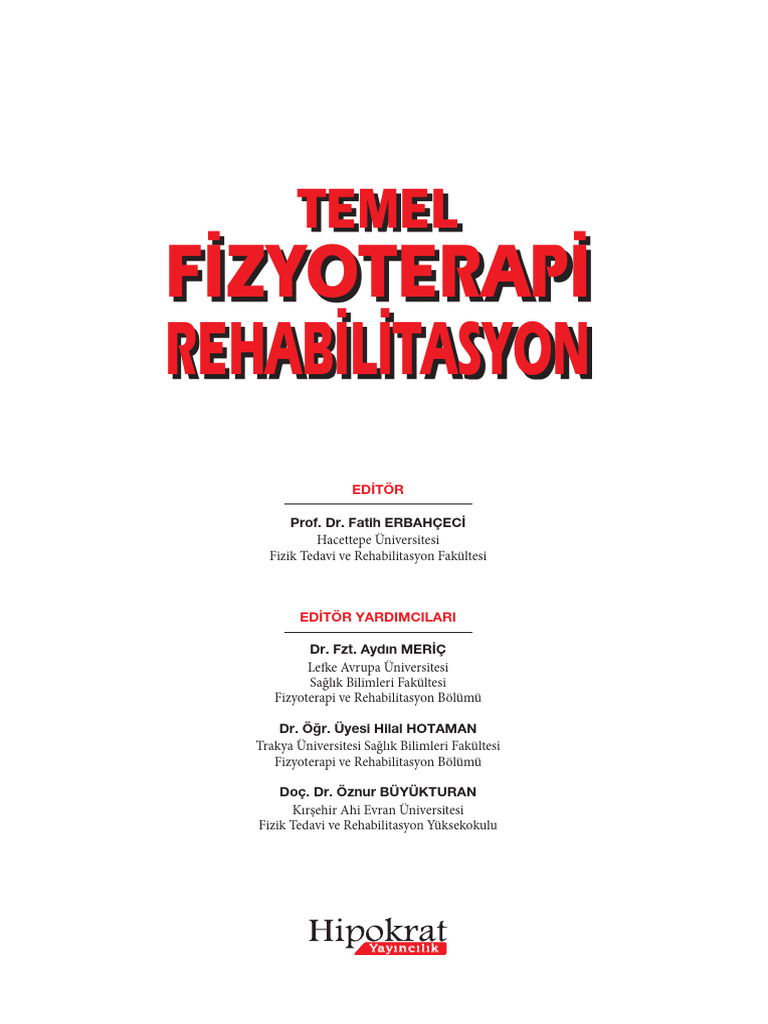 00 Temel Fizyoterapi 1571234241 | PDF