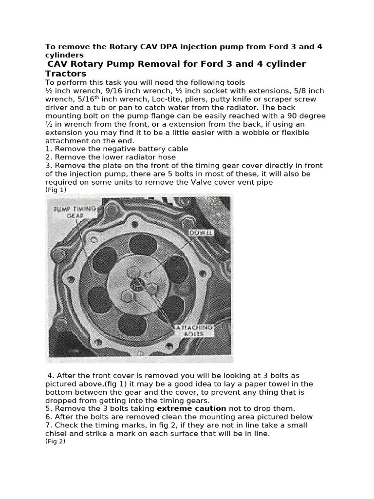 Rotary CAV DPA Injection Pump Info | PDF | Fuel Injection | Throttle