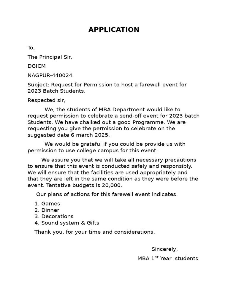 Fresher Letter | PDF