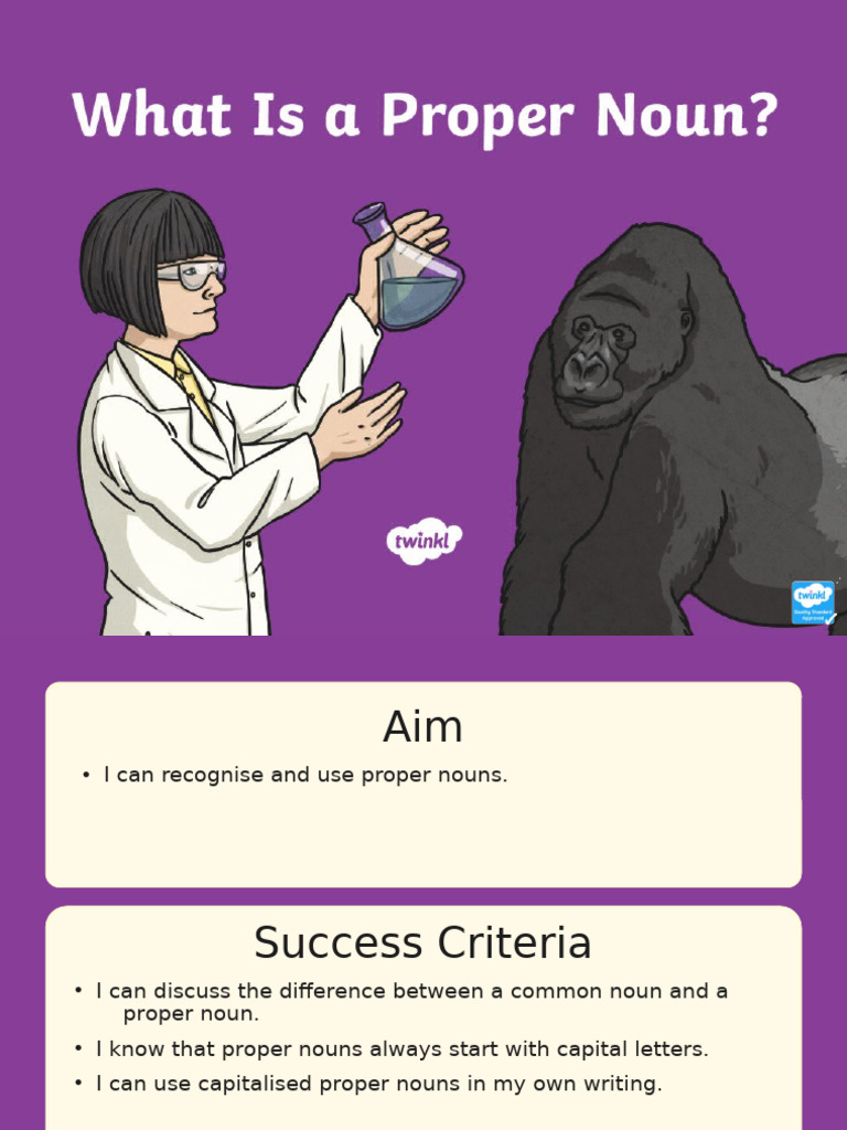 t2 e 3148 Proper Nouns Ks2 What Is A Proper Noun Powerpoint Ver 6 | PDF ...