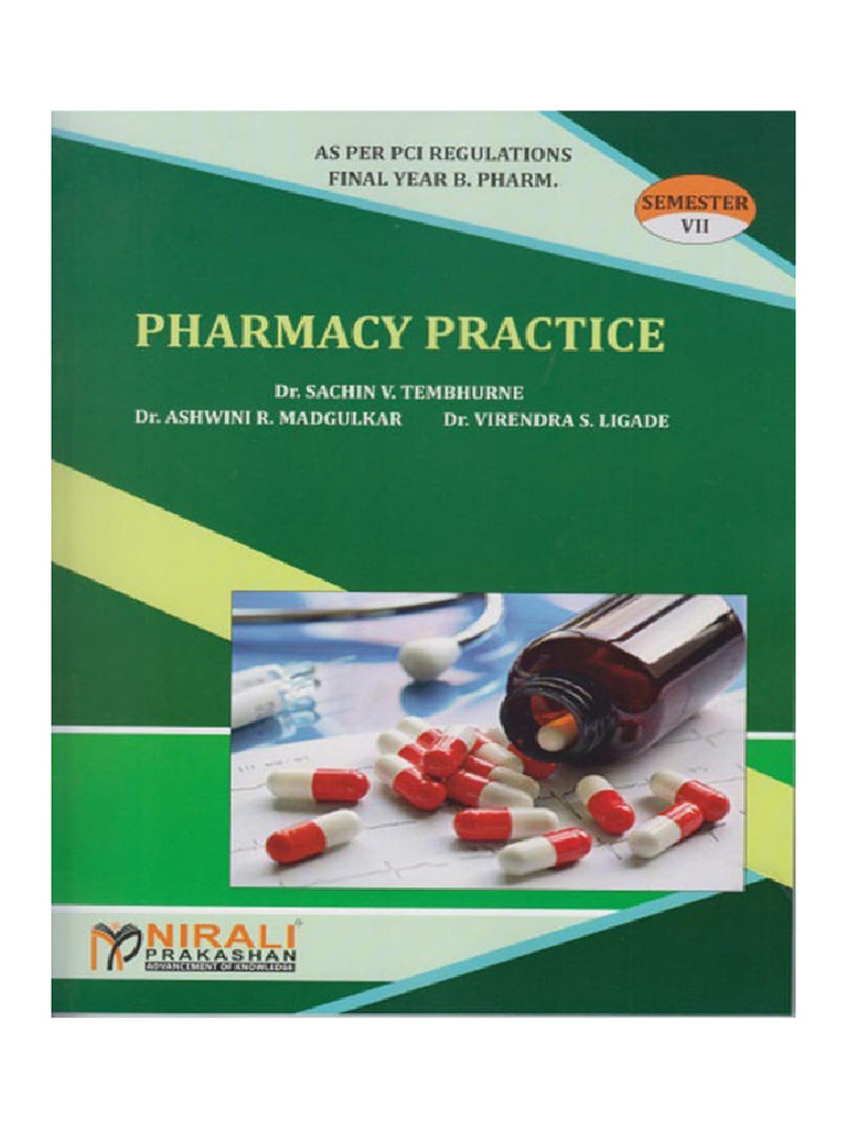 Pharmacy Practice (Nirali Prakashan) | PDF