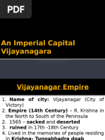 Map Showing The Vijayanagara Empire With Capital City and Current ...