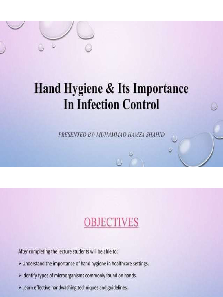 Hand Hygiene | PDF