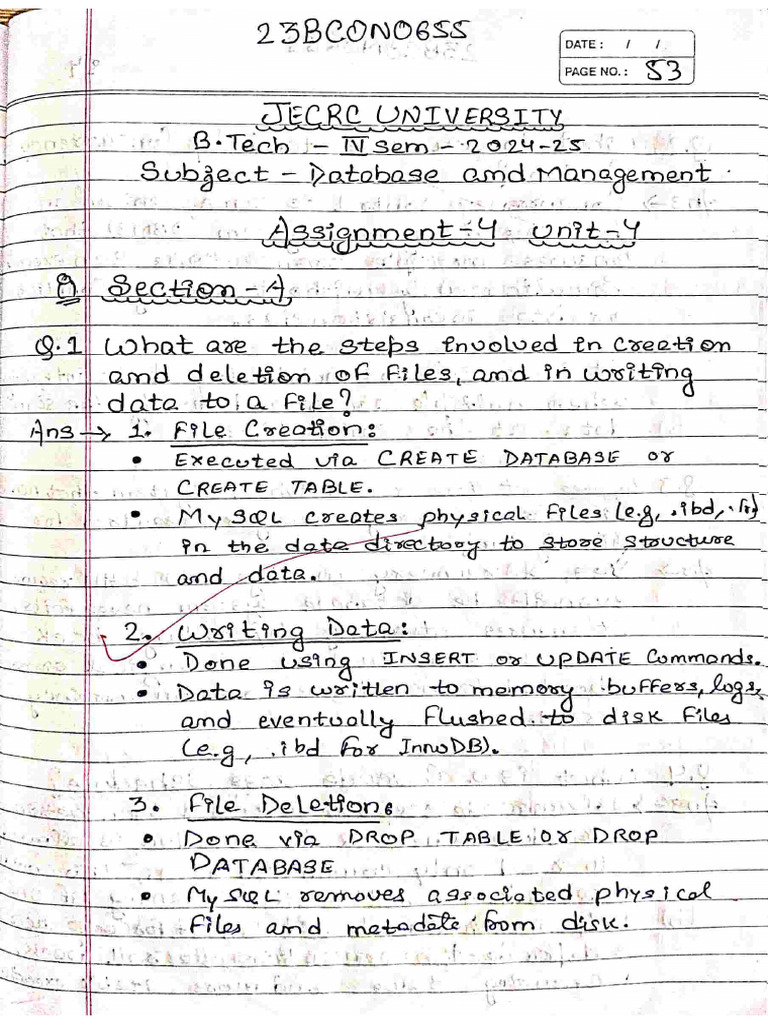 DBMS ASSIGNMENT - 4 - Compressed | PDF