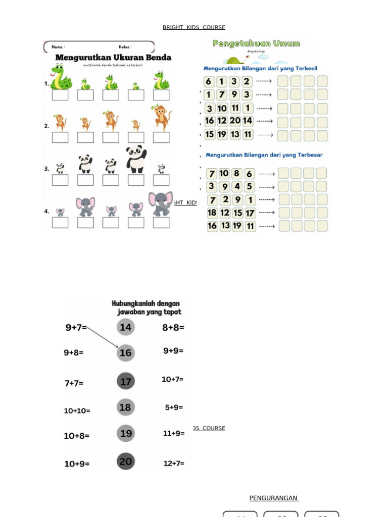 Worksheet TK - B | PDF
