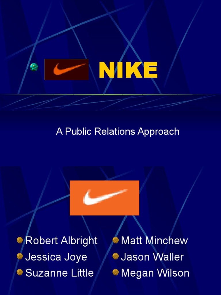 A Public Relations Approach | PDF | Nike | Sneakers