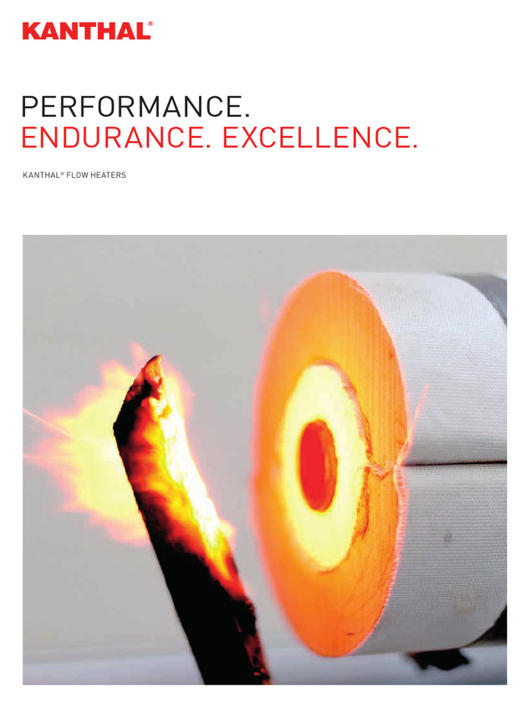Performance. Endurance. Excellence. Kanthal Flow Heaters - B - Eng - LR | PDF | Thermocouple ...