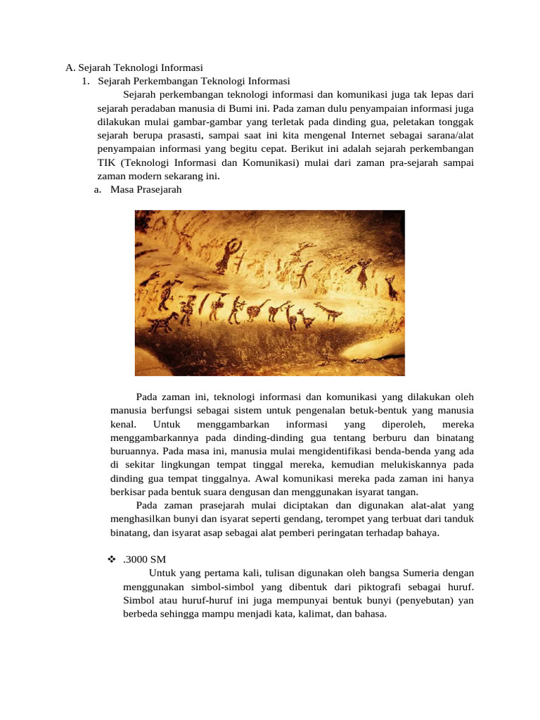 Sejarah Teknologi Informasi | PDF