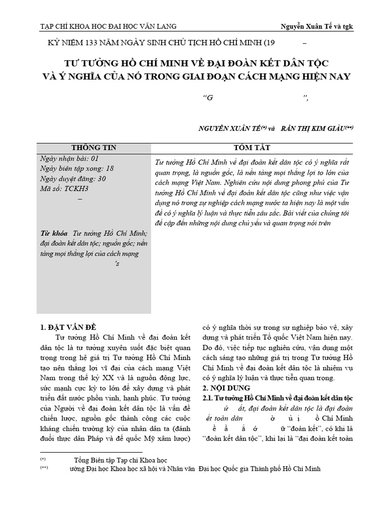 Dai Doan Ket 5 | PDF