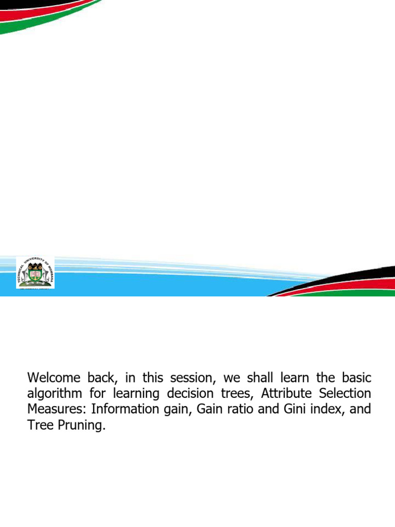 Session 5b Classification By Decision Tree Induction Pdf Applied Mathematics Machine Learning