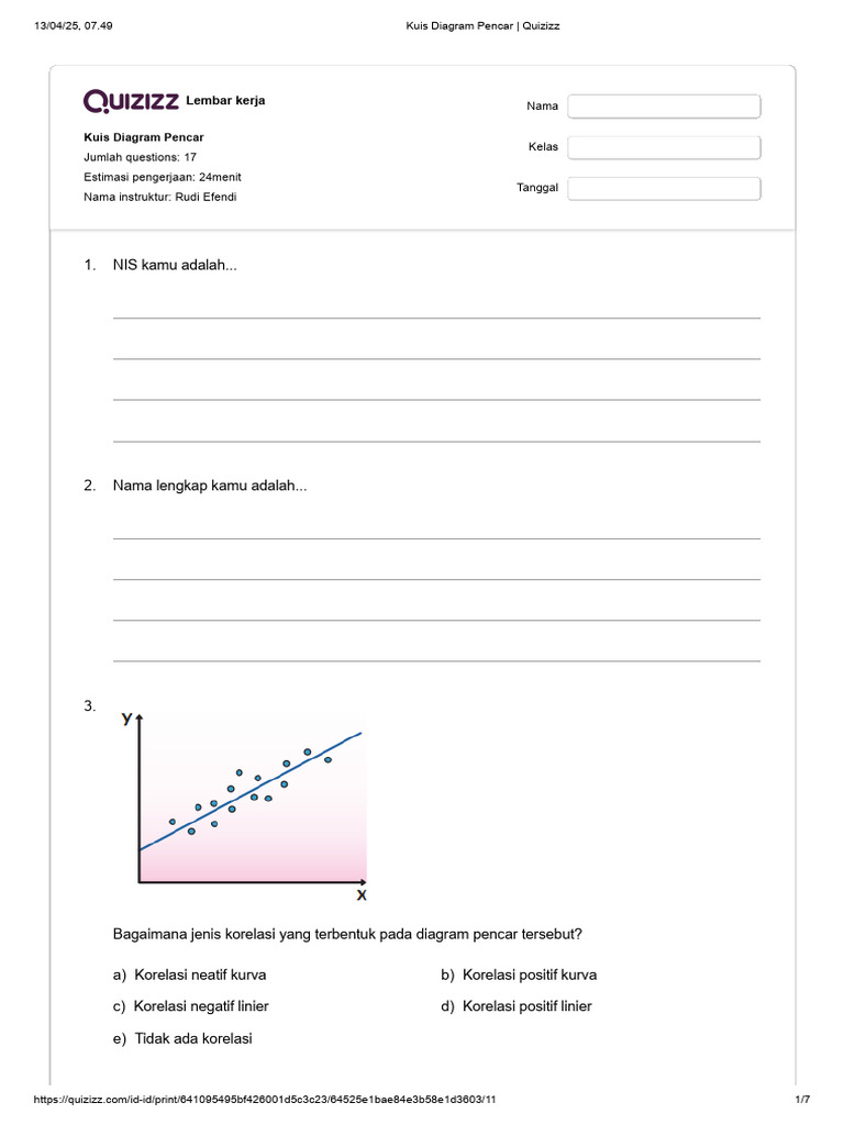 Quizizz - Kuis Diagram Pencar | PDF