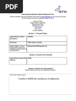 Refund Request Form | PDF | Payments