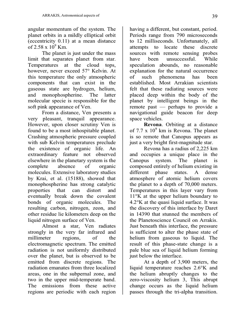 The Dune Encyclopedia (PDFDrive) (039-073) | PDF | Atmosphere | Wound