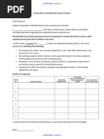 HDFC Home Loan CRE Declaration Form | PDF