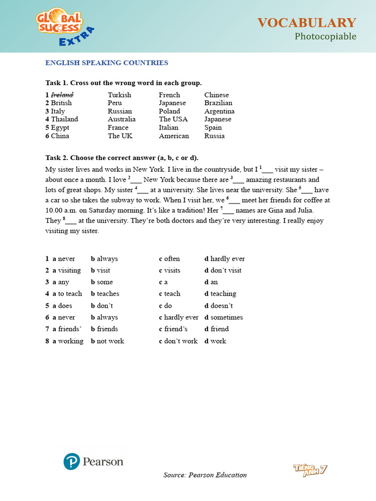 Unit 12 Vocabulary Exercises | PDF