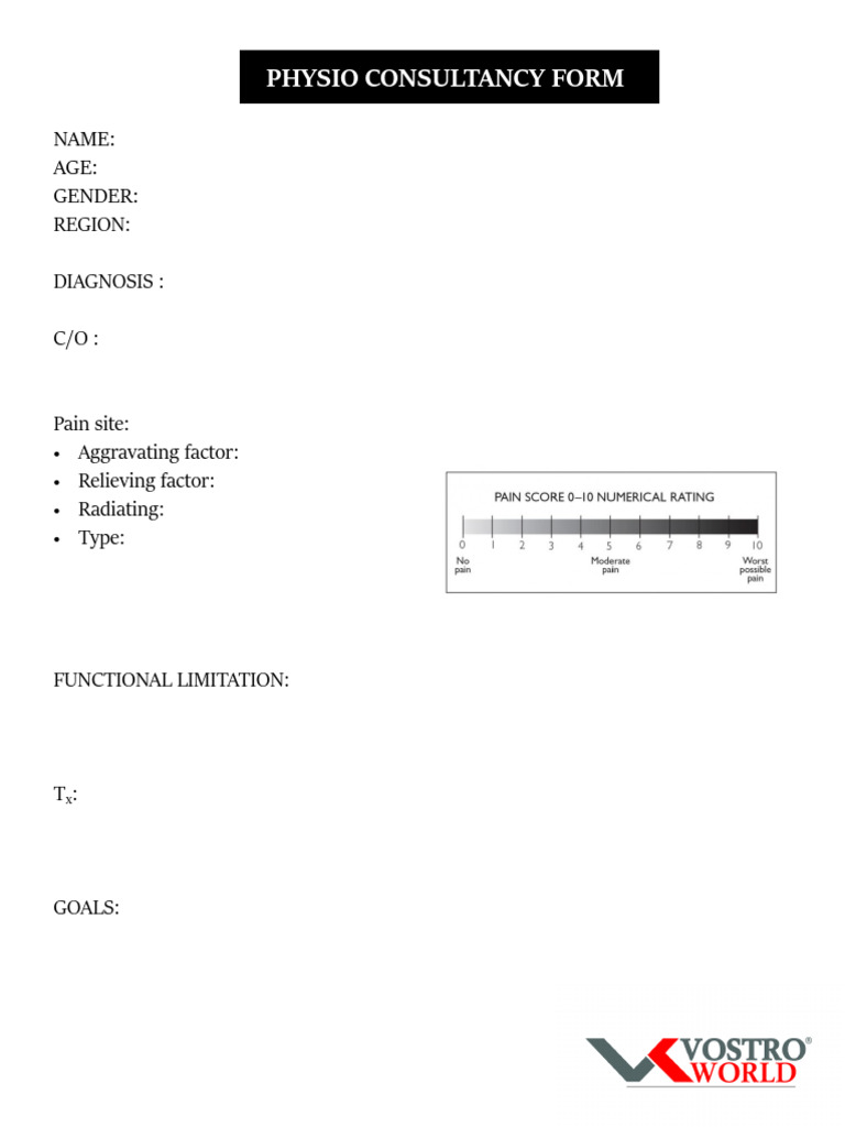 physio consultancy form | PDF