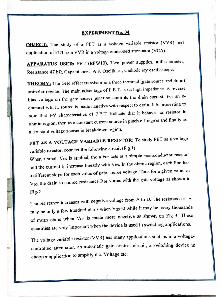 Phy Experiment 3 | PDF