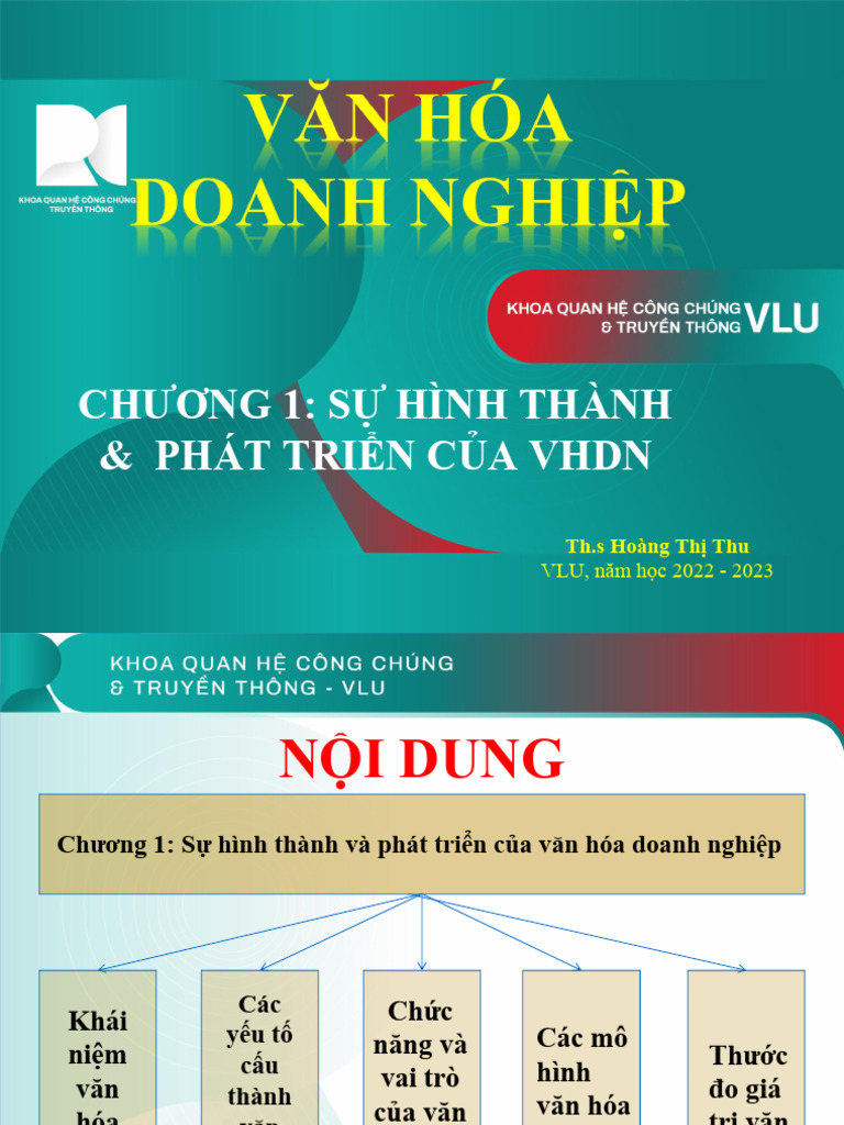 Chương 1 - Sự Hình Thành Và Phát Triển Của VHDN | PDF