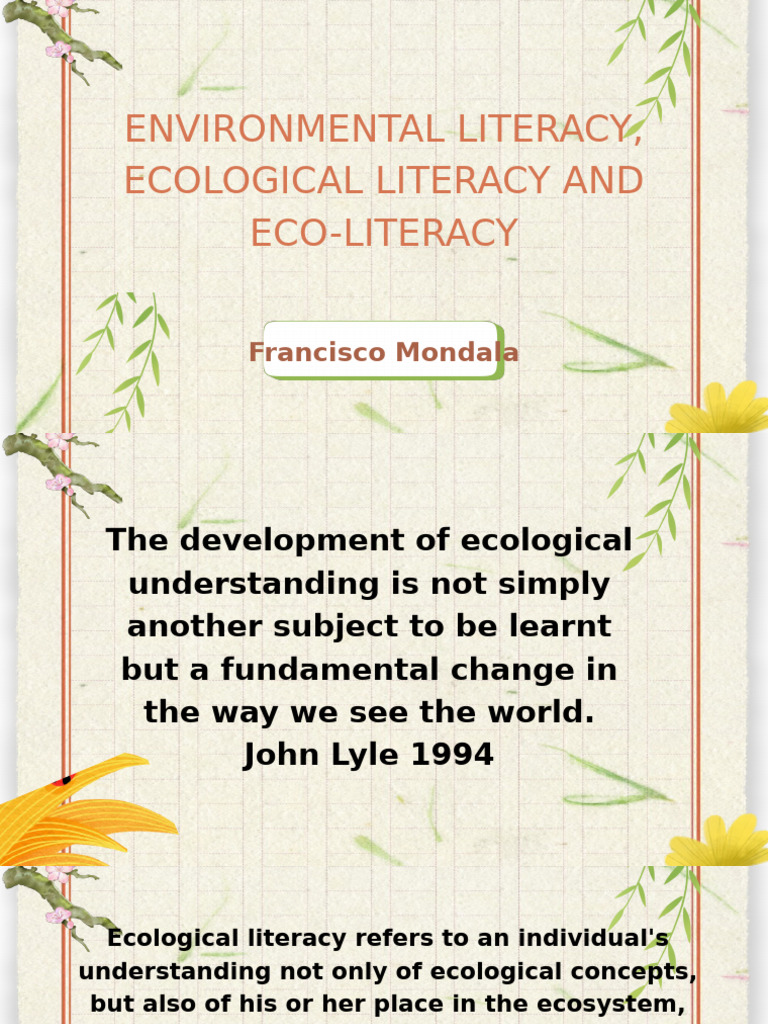 Report Maam Gemma | PDF | Ecology | Literacy