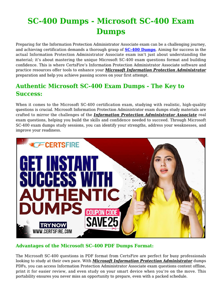 SC-400 Certification Exam Prep Guide | PDF | Microsoft | Cross Platform ...