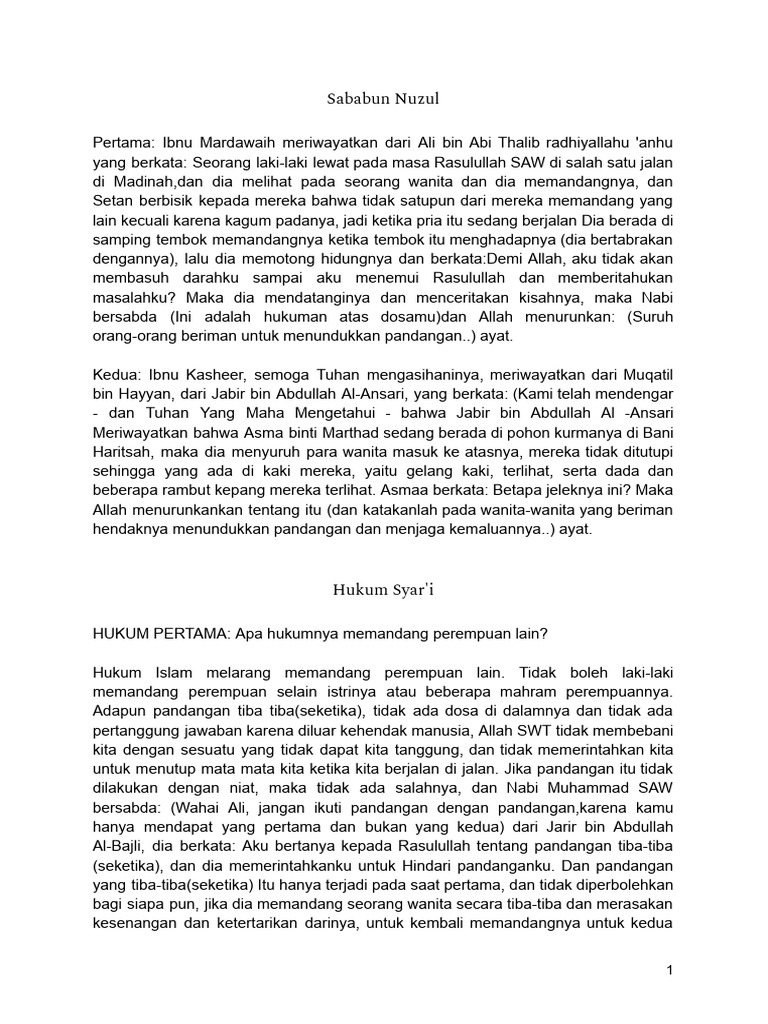 Terjemah Tafsir Ahkam | PDF