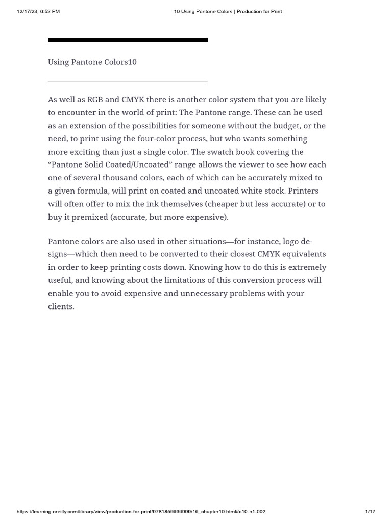 Mastering Pantone Colors for Print | PDF | Adobe Photoshop | Graphic Design