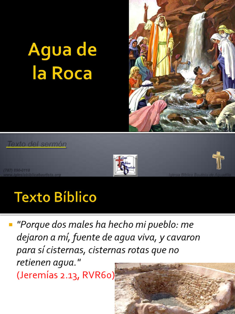 Versos e Ilustraciones Sermon Agua de La Roca | PDF