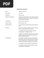 Dossier Template | PDF