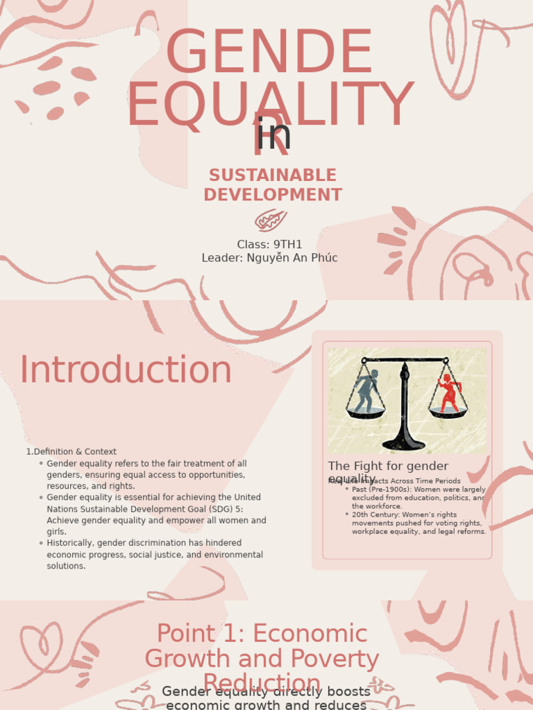 Pink Pastel Playful Women Inspirational Presentation | PDF | Gender ...