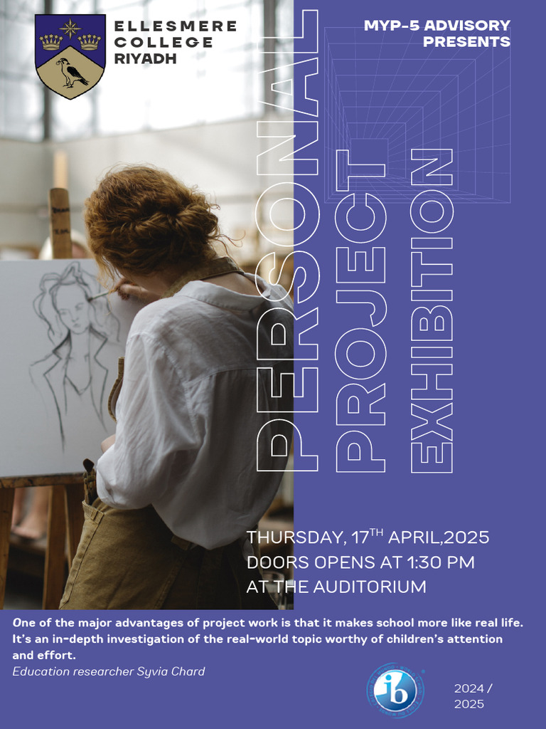 Personal Project MYP Event Poster | PDF