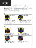 4x4 Cube Parity Algorithms | PDF