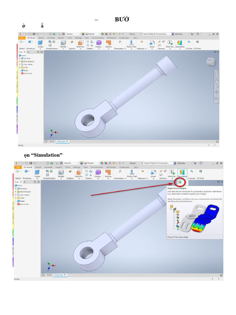 Inventor - Cac Buoc Simulation | PDF