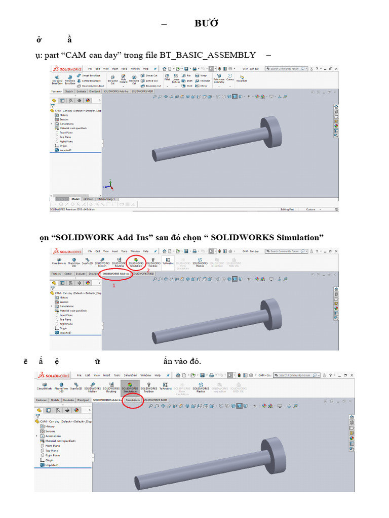Solidwork - Cac-Buoc-Simulation | PDF